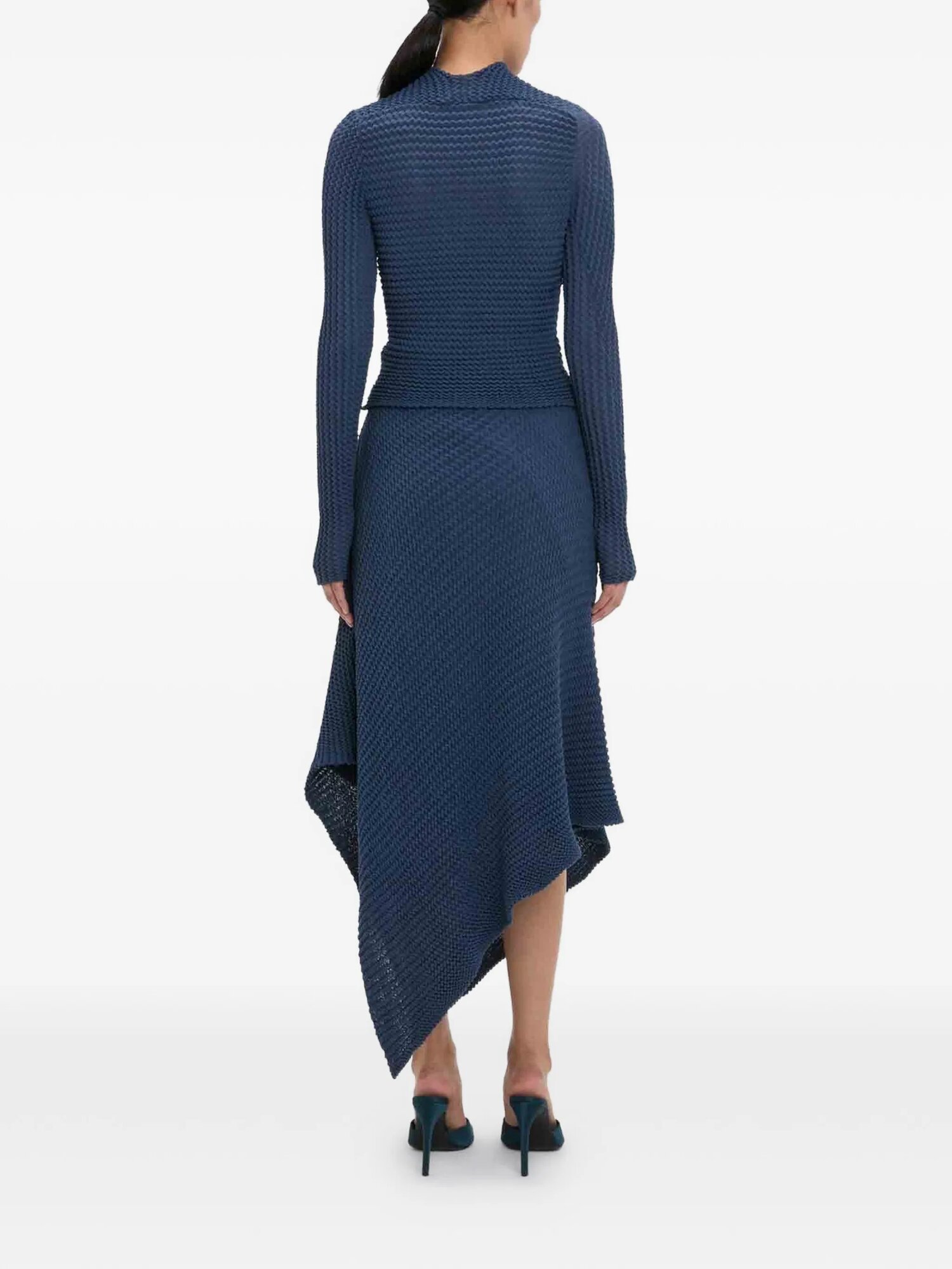Топ Victoria Beckham, размер M, синий — фото 1