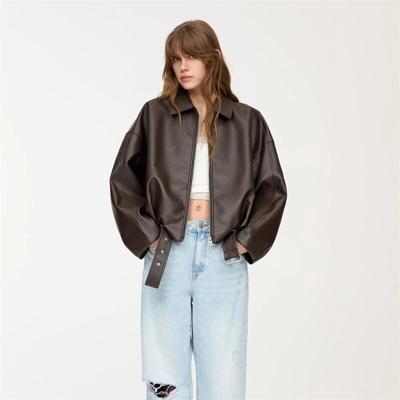 Куртка кожаная