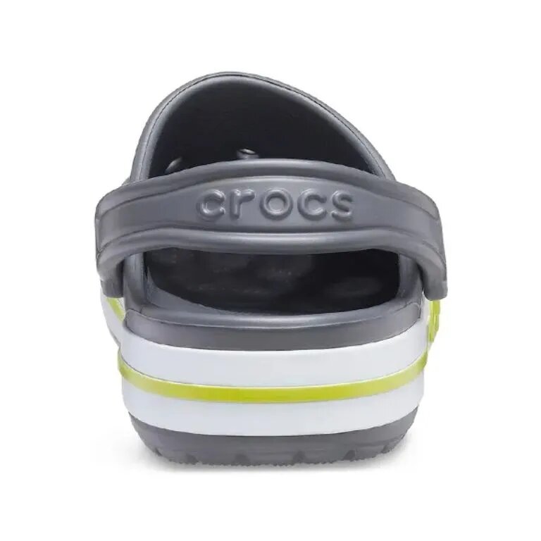 Crocs Сабо черно-серые, зеленый неон M11W13 для мужчин и женщин на лето из резины — фото 1