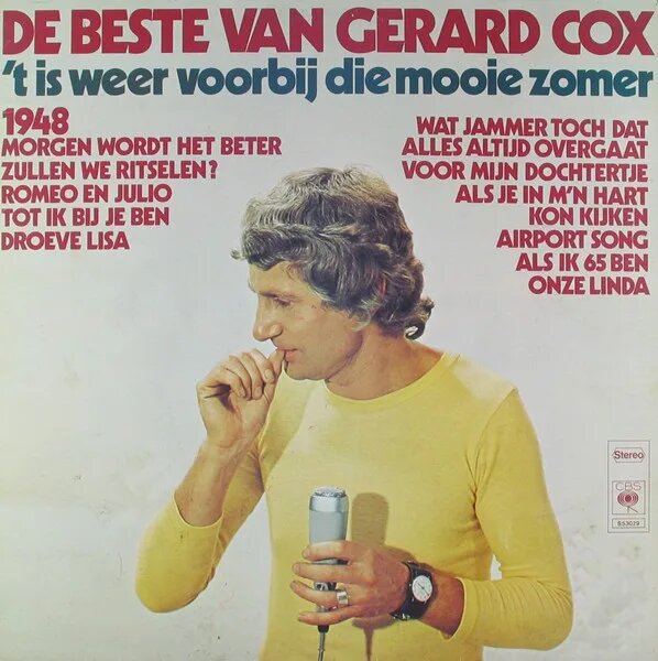 Gerard Cox - De Beste Van Gerard Cox VG+