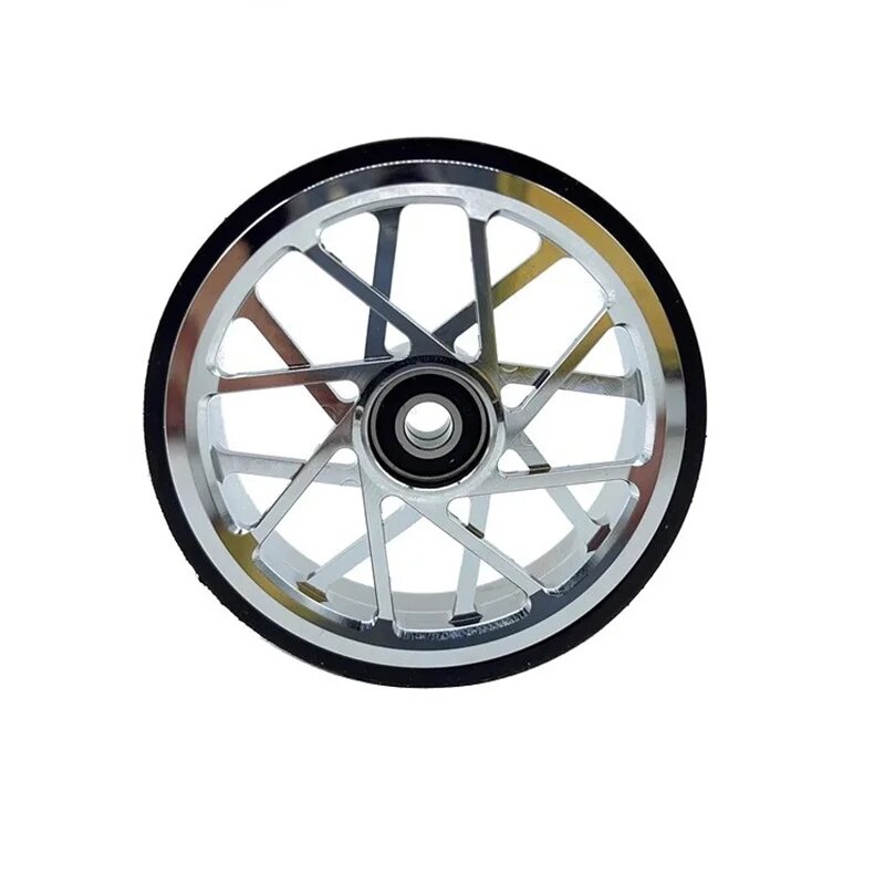 Колесо для Brompton Easywheel 68 мм, plate silver