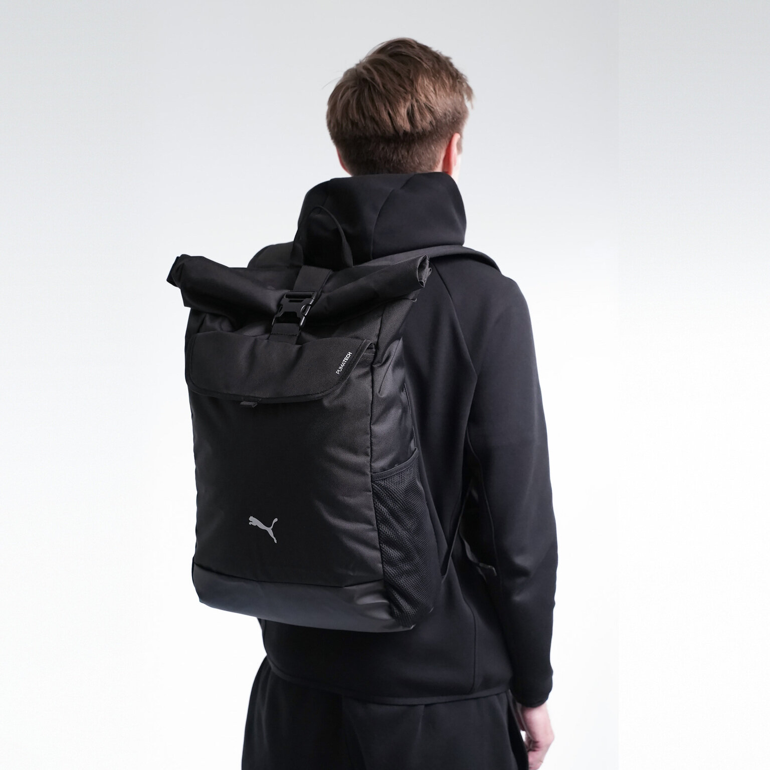 Рюкзак Puma Pumatech Roll Top 09174001, размер one size, Черный