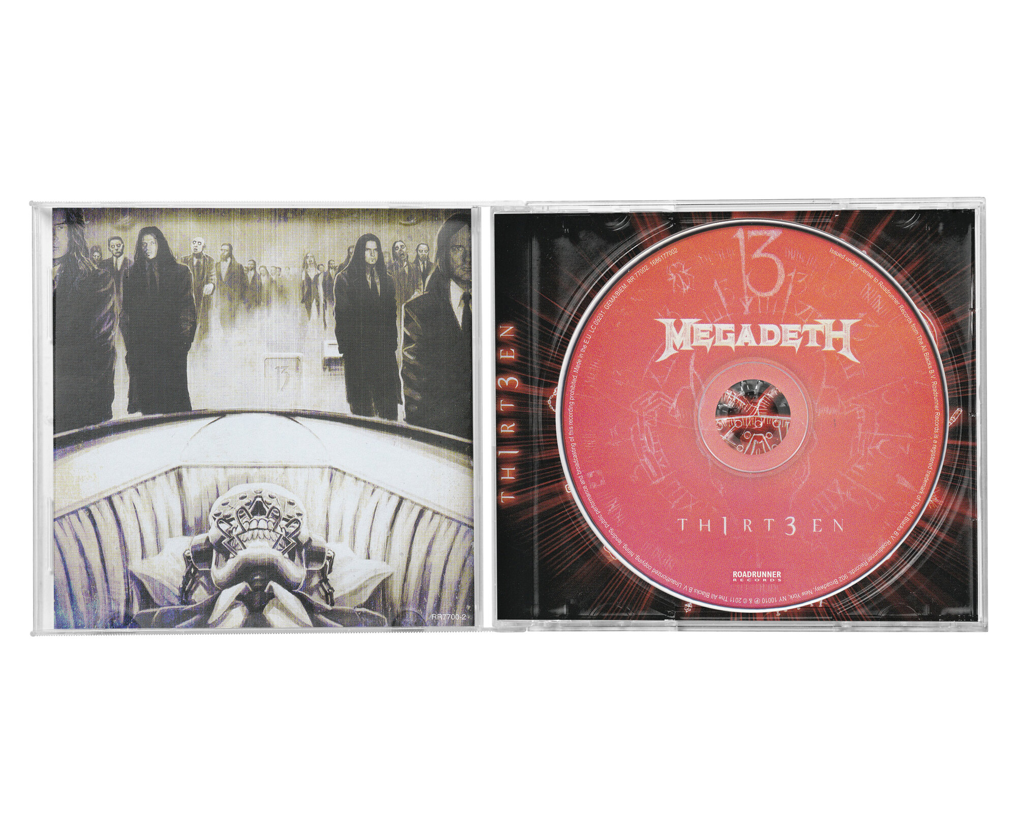 Megadeth - Th1rt3en, 2011, 16-page, CD-Аудио — фото 1