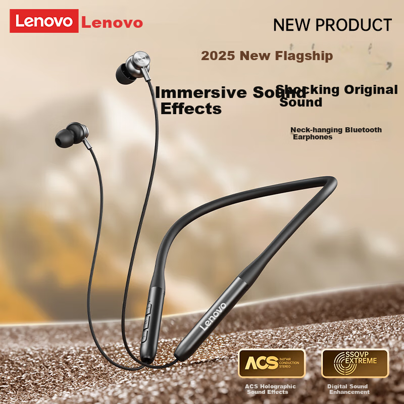 Lenovo Berlin Sound 2026 Лучший продажи беспроводные наушники-гарнитура для спорта и музыки с шумоподавлением и