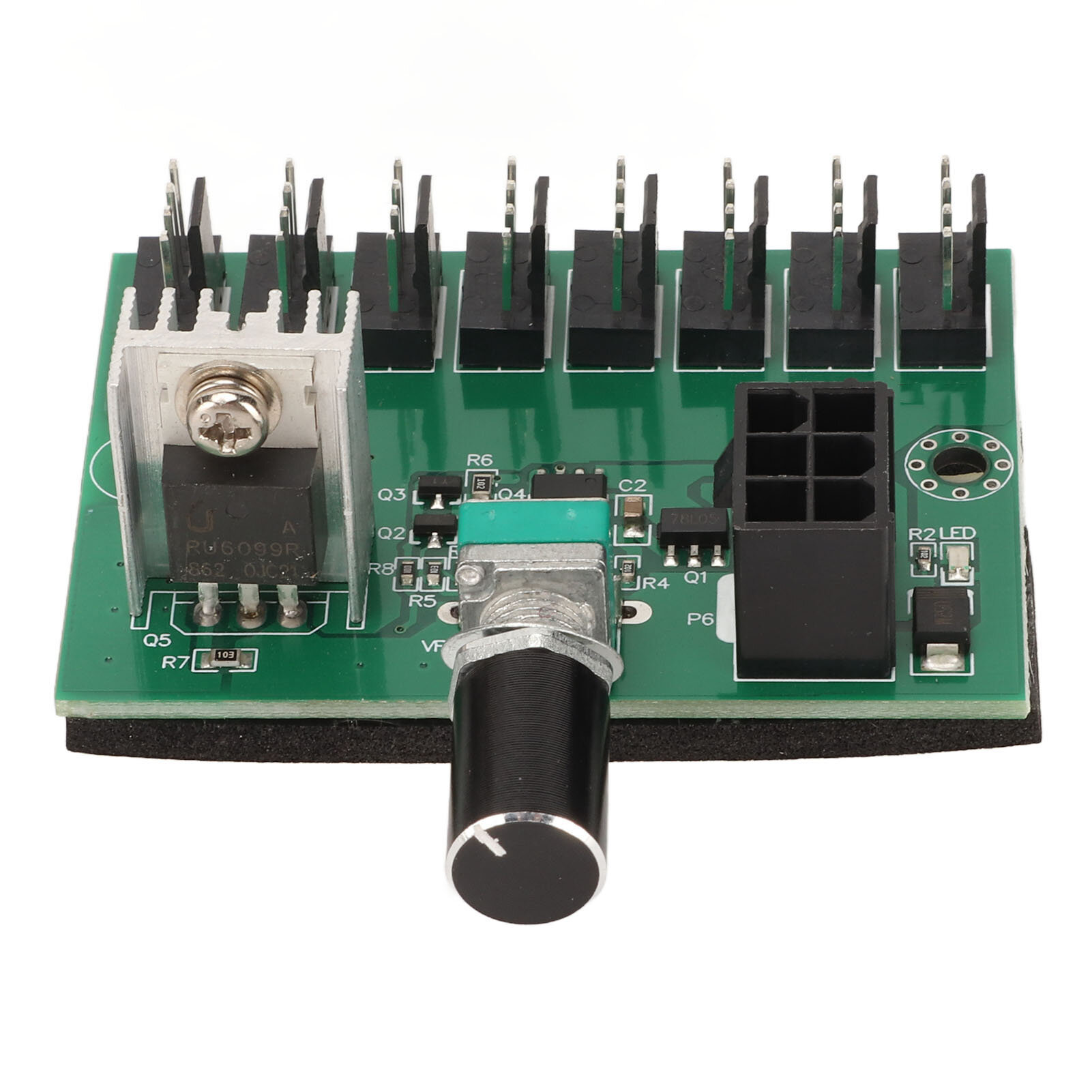 PWM-хаб для вентиляторов NKFV8, 8-канальный, DC 12V, для 4/3/2-pin вентиляторов