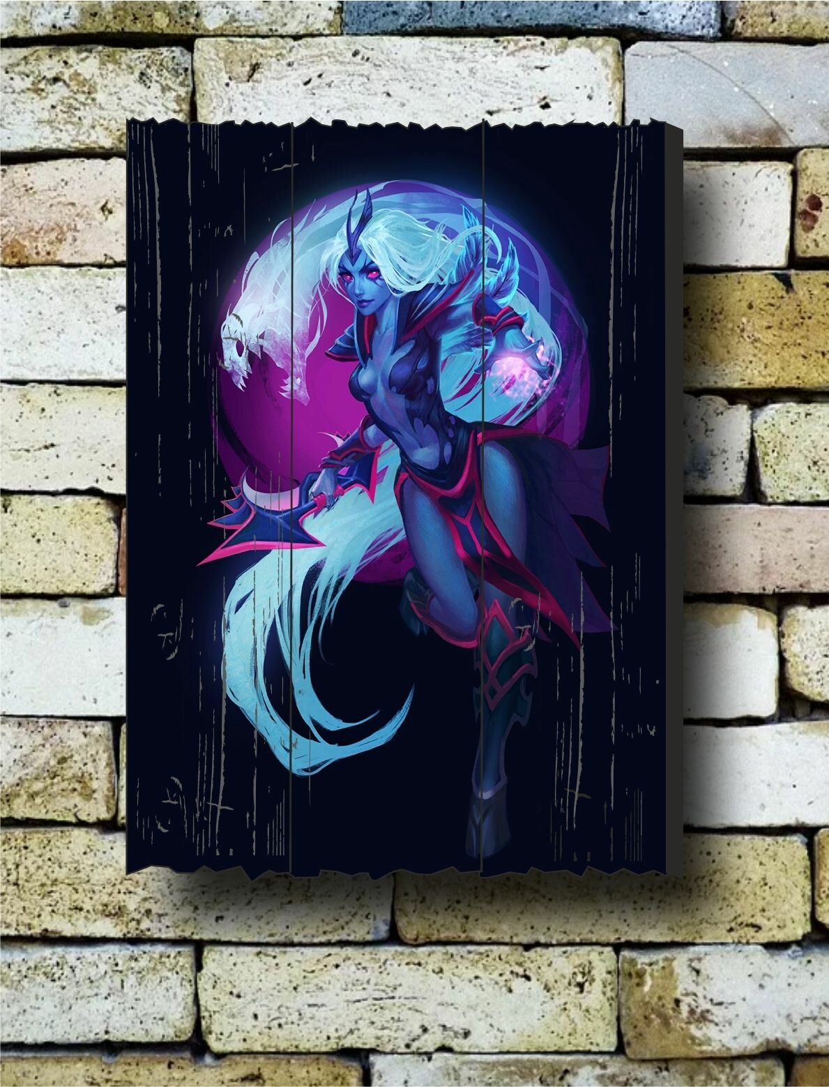 Картина на досках. Dota 2. Phantom Assassin.
