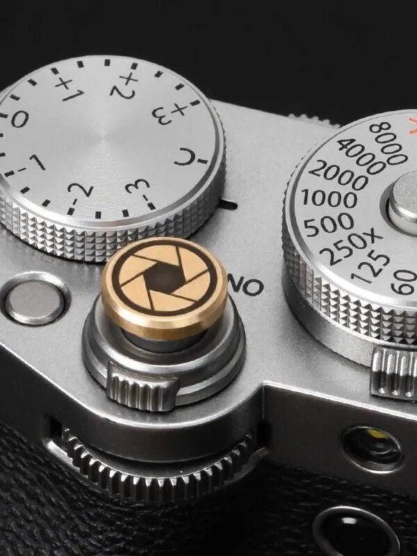 Кнопка спуска затвора камеры, Колпачок для горячего башмака Fujifilm/Nikon (совместим с X-T50, X-T30 II, X-T5, X-S20, Zf) преобразование в кнопку выстрела Декоративный чехол + защита контактов