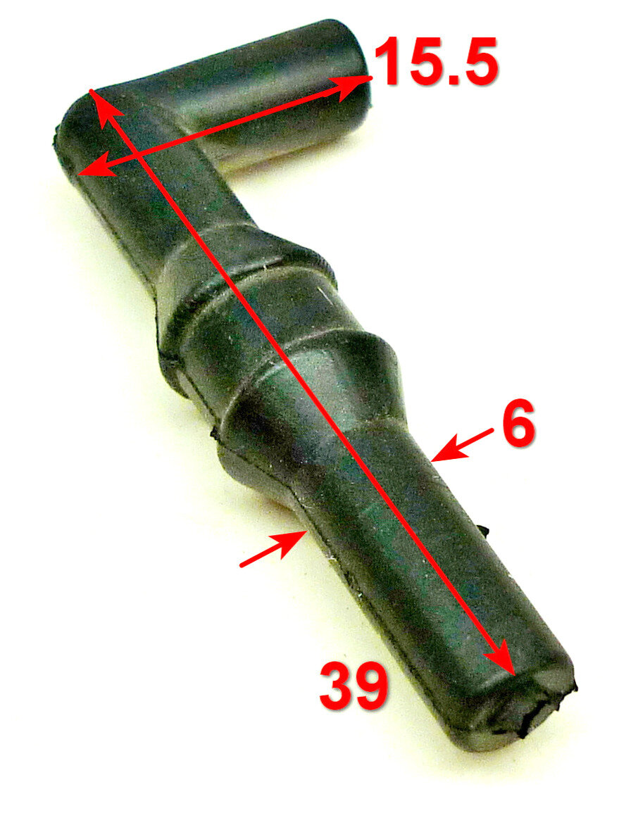Шланг топливный угловой для бензопилы HUTER BS-25 (s/n TM~)