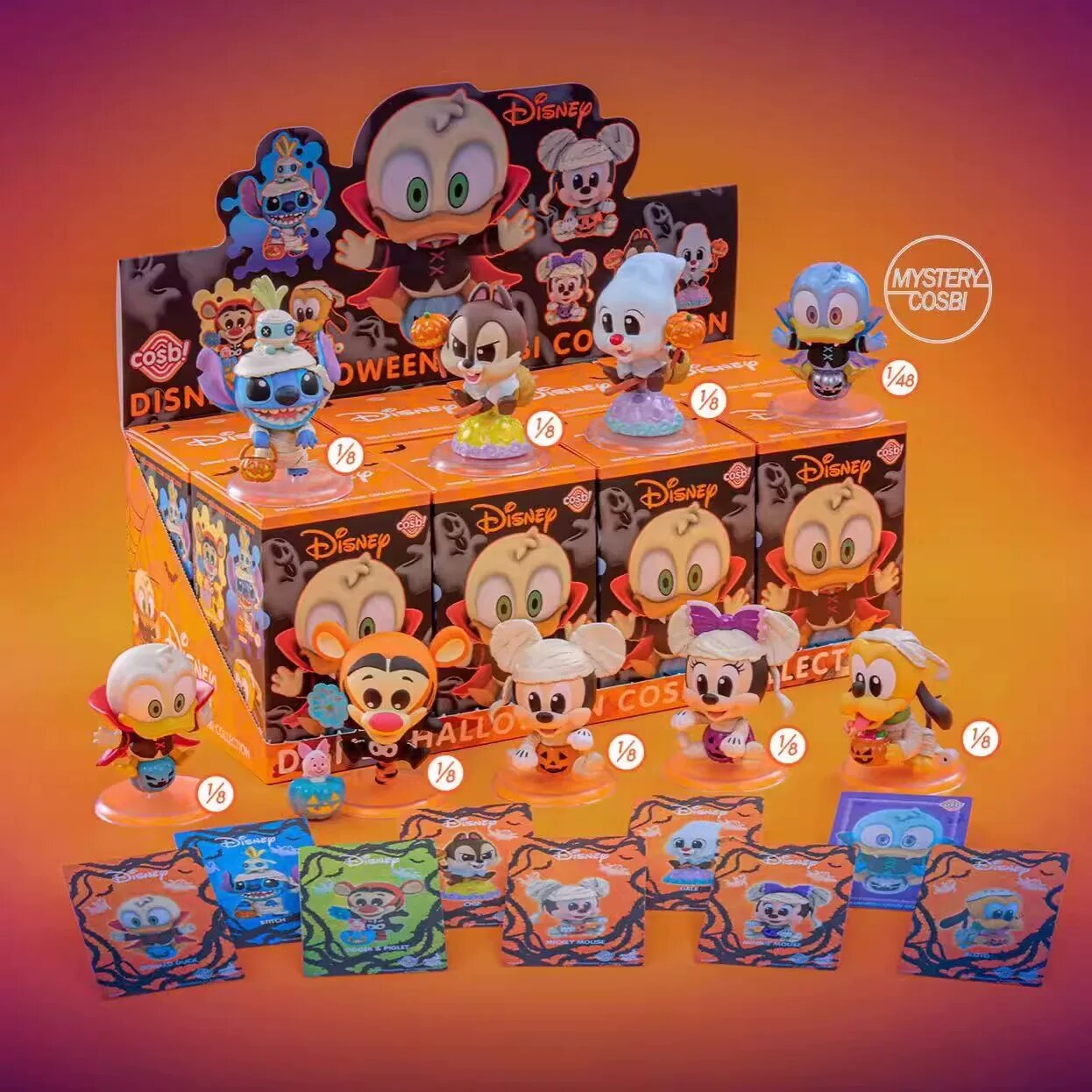Новинка: коллекционная мини-фигурка HotToys Disney Pumpkin Party COSBI в закрытой упаковке, модный подарок-игрушка