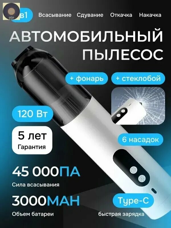 Пылесос для автомобиля беспроводной мощный ручной, беспроводной автомобильный пылесос для уборки салона