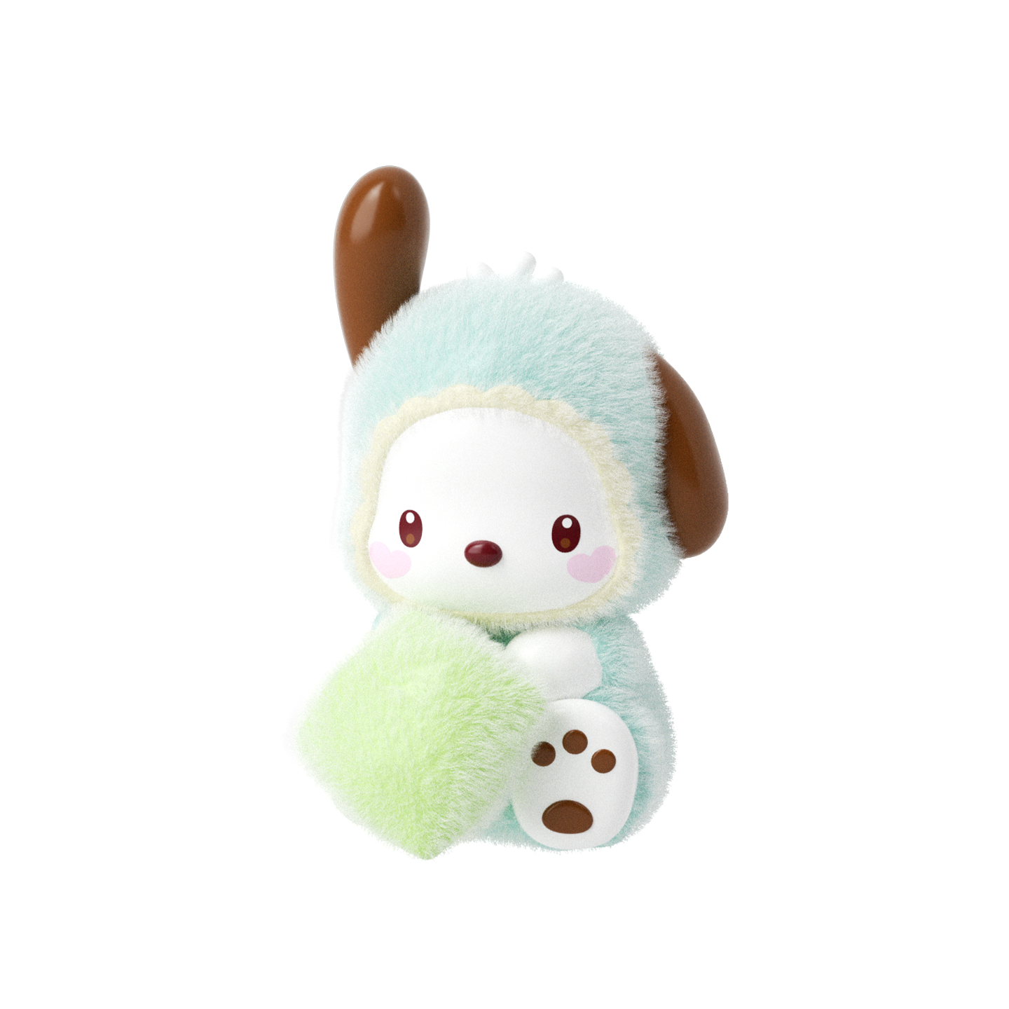 Мягкие игрушки Sanrio: милые фигурки Hello Kitty, Kuromi, Cinnamoroll в закрытых пакетах. Обычный стиль - Пача собака