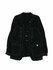 Куртка Undercover Contrast-stitch blazer, размер 4, black/black