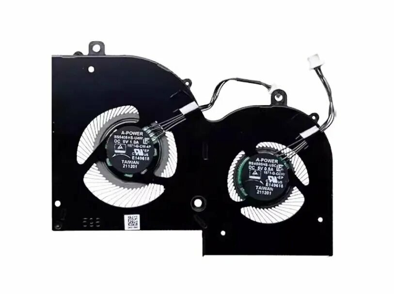 Кулер для ноутбуков (GPU Fan)MSI Creator Z16 A11UE-081RU A11U A11UE A11UET MS-1571 BS5405HS-U4W / BS4505H-U5C