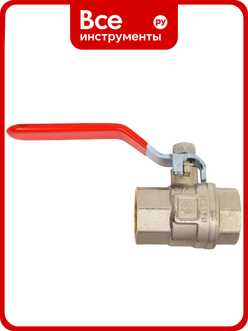 Шаровой кран MVI ручка ДУ 20, 3/4" ВН/ВН BV.511.05 для надежного соединения трубопроводов