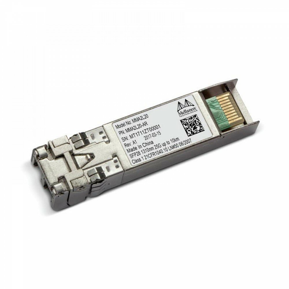 Трансивер Mellanox LinkX MMA2L20-AR SFP28 transceiver module 25GBase-LR LC up to 6.2 miles 1310 nm