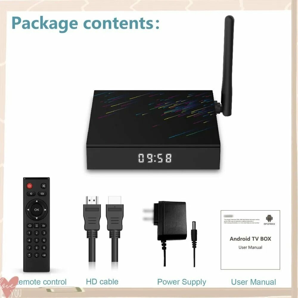 Android 12.0 Smart TV Box TANIX TX68, 4K медиаплеер с высококачественной декодировкой, для любителей кино