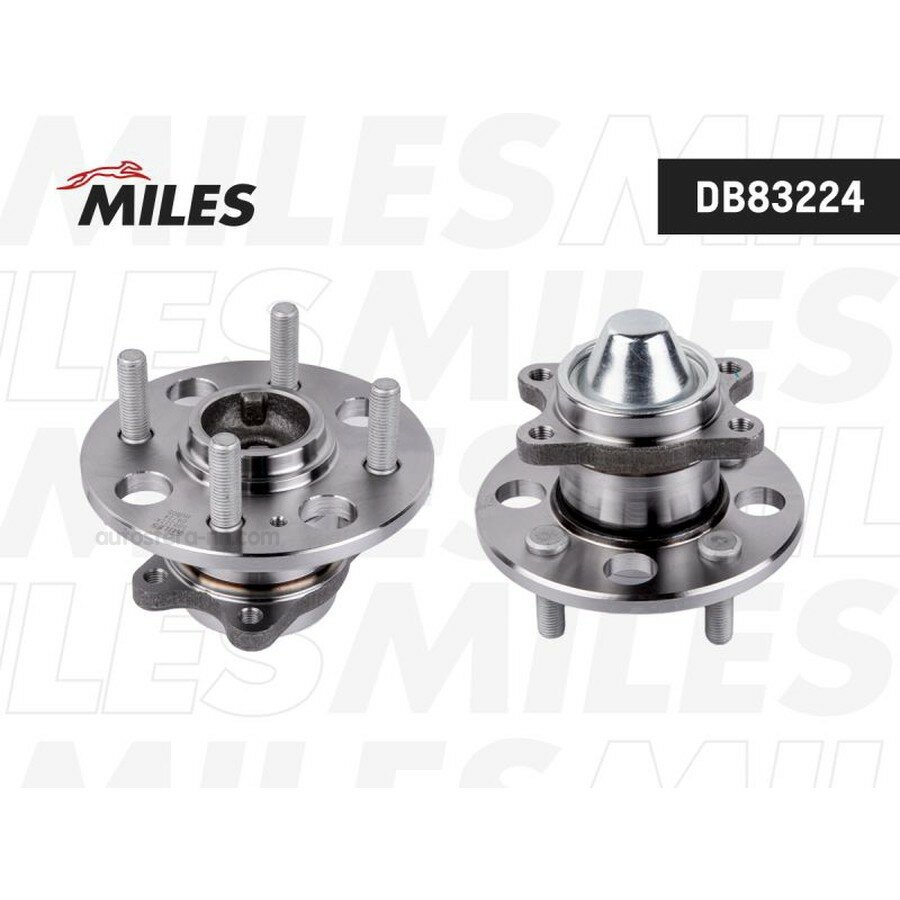 MILES DB83224 Ступица с подшипником HYUNDAI GETZ 02-/KIA RIO/PICANTO 05- зад. -ABS