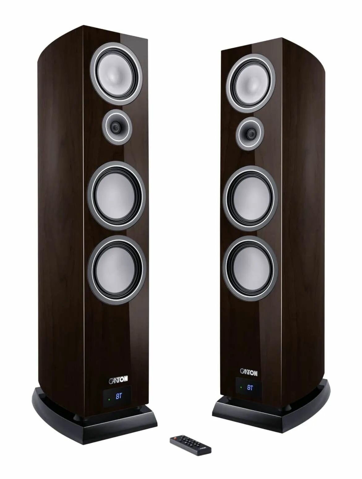 Напольная акустика Canton Smart Vento 9 S2, walnut dark high-gloss