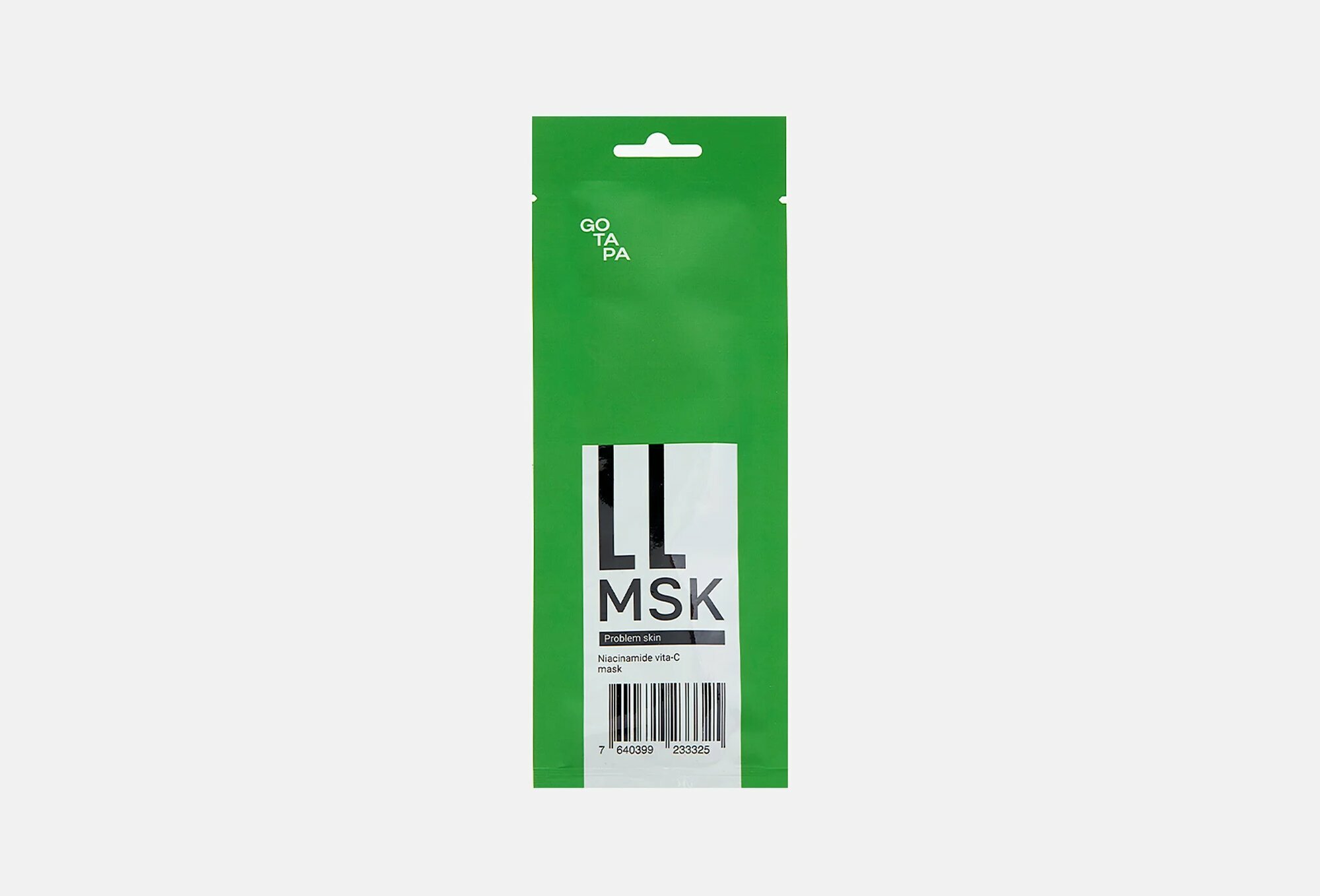 Тканевая маска для лица с ниацинамидом GO TAPA Niacinamide vita-C mask 25 г