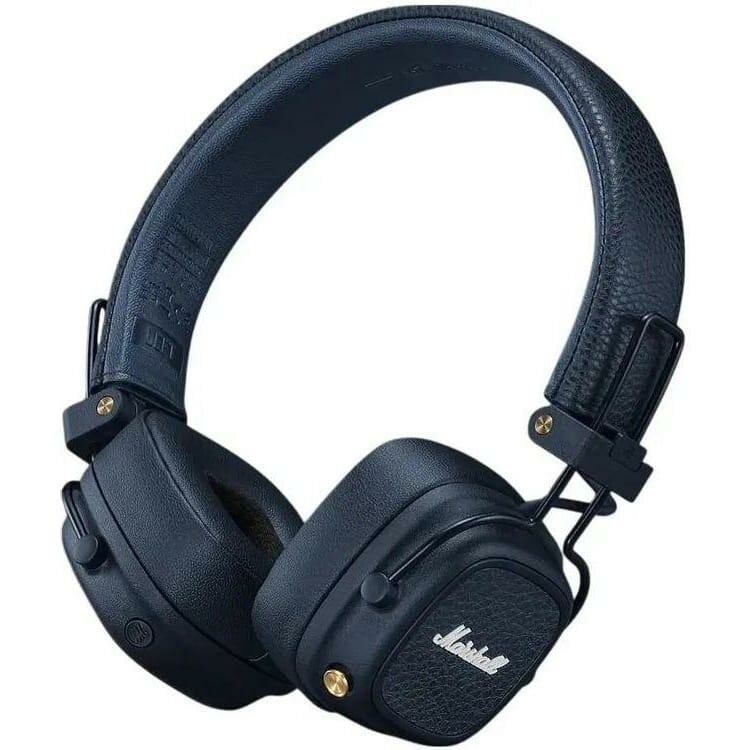 Наушники MARSHALL Major V, 3.5 мм/Bluetooth, накладные, синий [major v midnight blue]