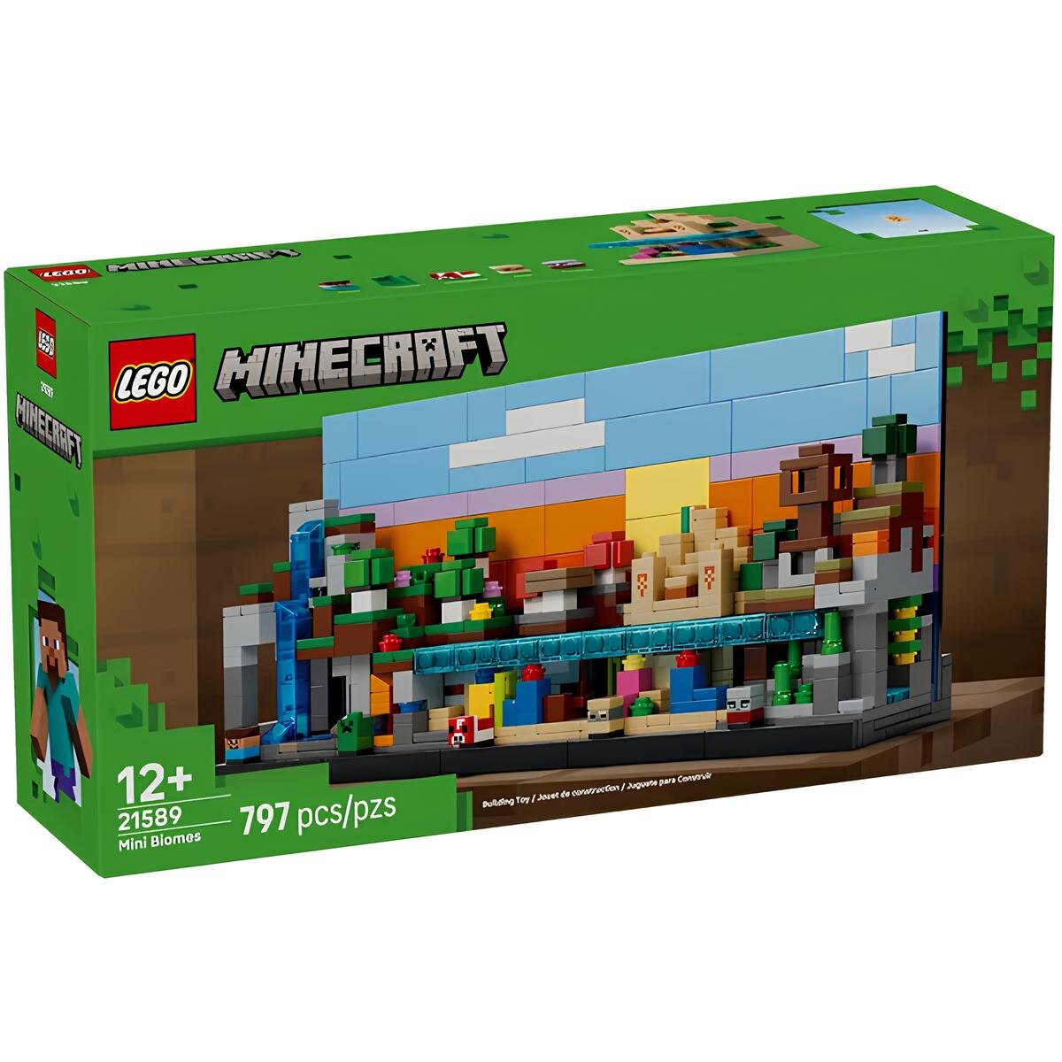 Конструктор LEGO Minecraft 21589 Мини-биомы