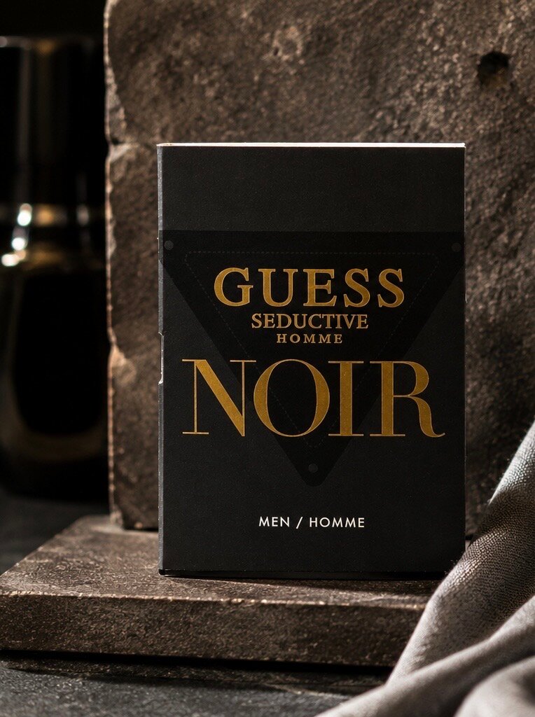 Guess Seductive Noir мужская туалетная вода, 2 мл пробник Vials