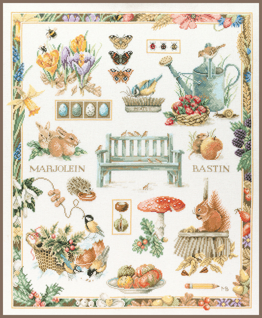 PN-0007961 Набор для вышивки крестом LanArte M.B.Collage "Коллаж"