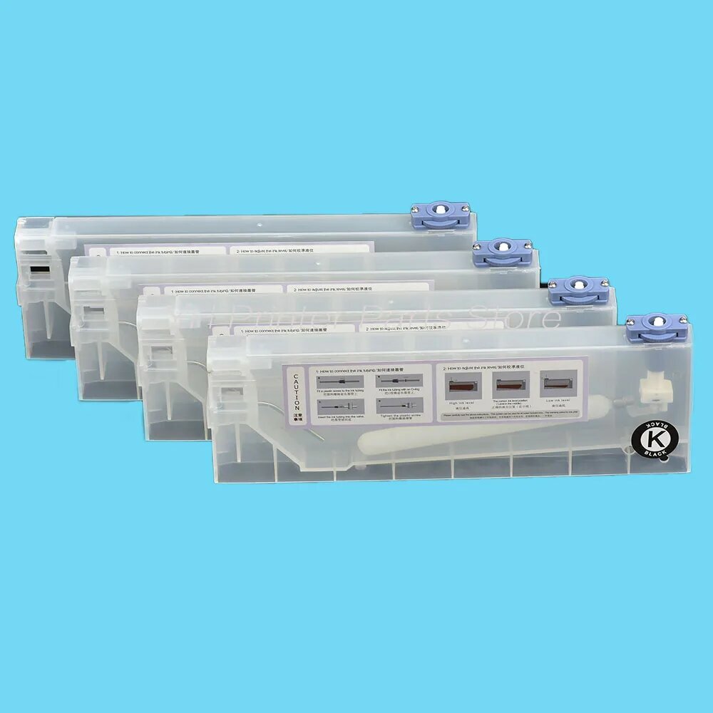 Картриджи CLIPNT 4 цвета 220 мл для Roland/Mimaki/Mutoh, 4pcs