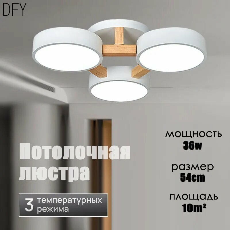 Потолочный светильник, LED, 36 Вт