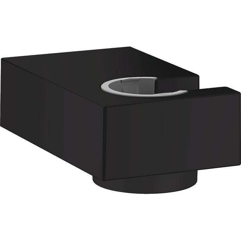 Держатель для душевой лейки Hansgrohe Porter 28387670 черный матовый, настенный