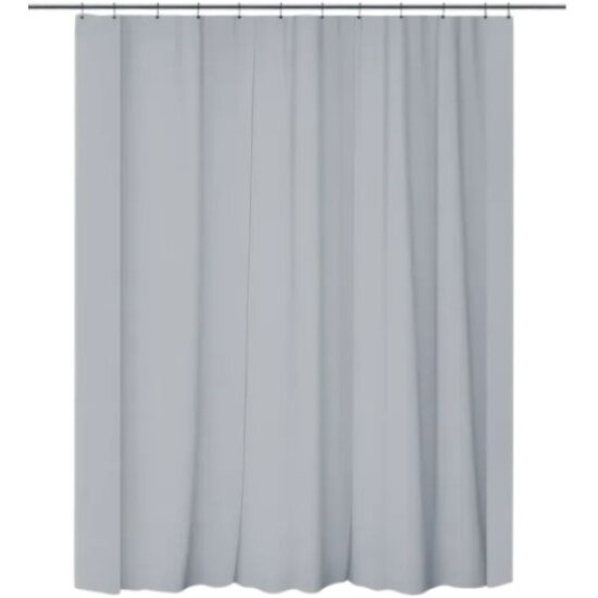 Штора для ванной Defender Home Elegance Eco-03 180x180см, 70г/м2, серый, PEVA
