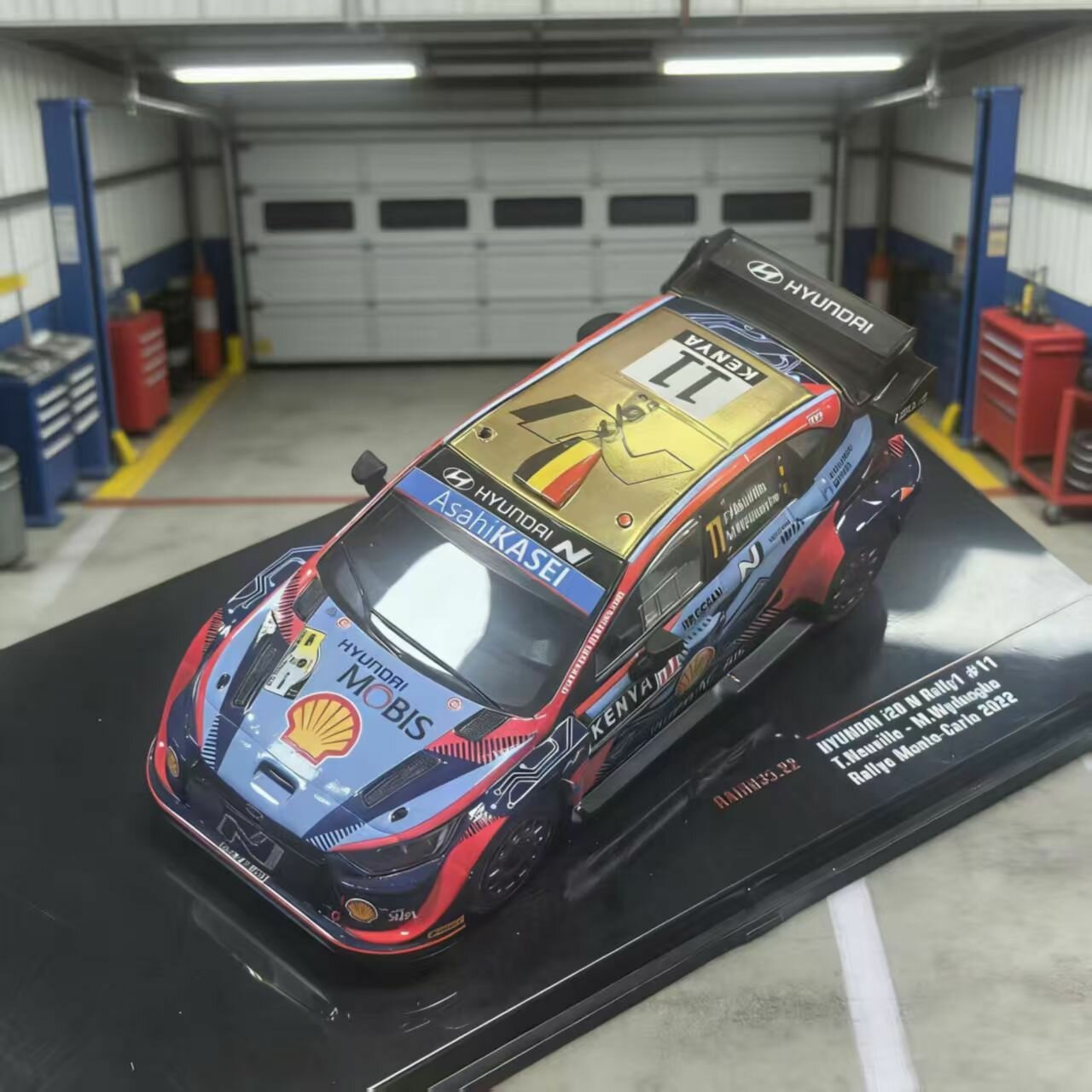 IXO 1:43 Hyundai I20 N Rally1 #11 Rally Croatia 2022 T.Neuville M.Wydaeghe RAM851 Diecast Car Model Литая Модель Автомобиля