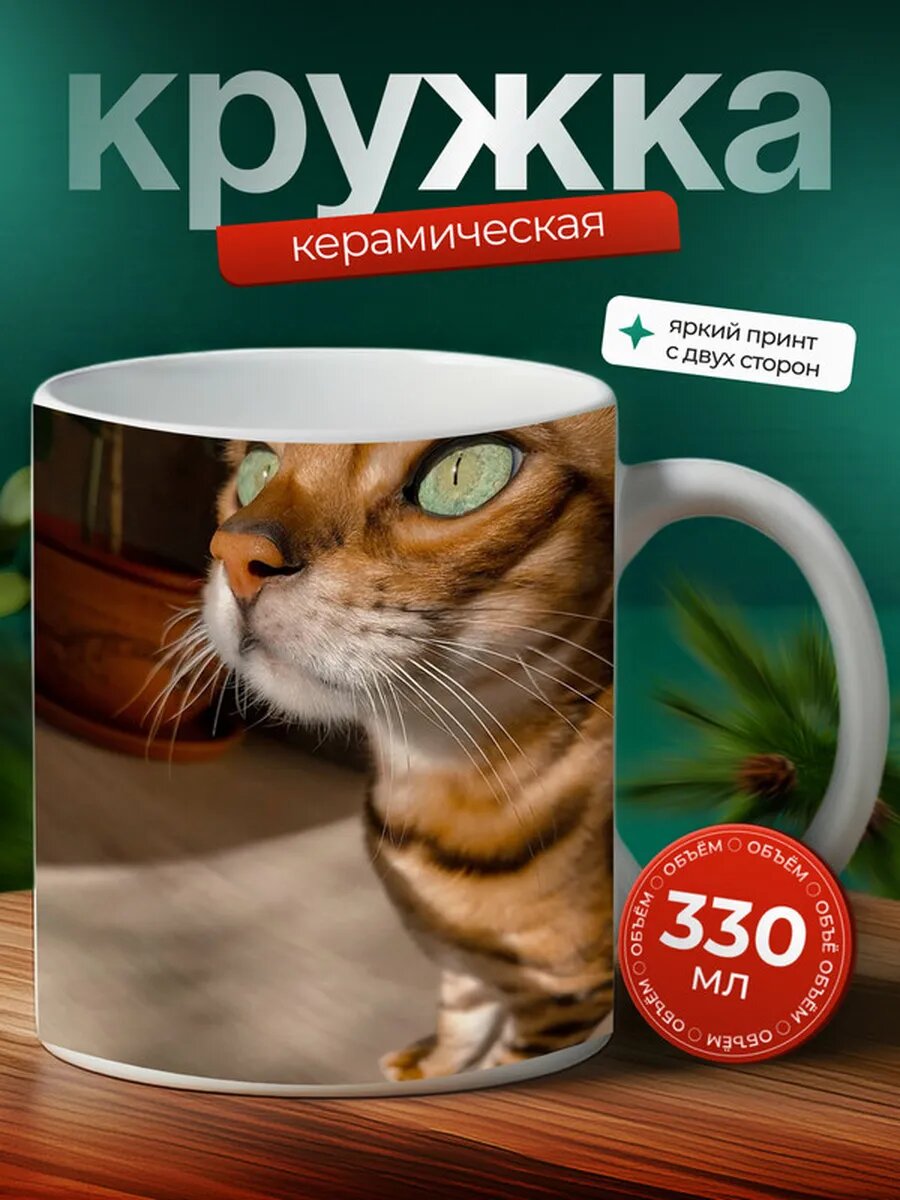 Кружка Гибралтарский скальный кот 22,