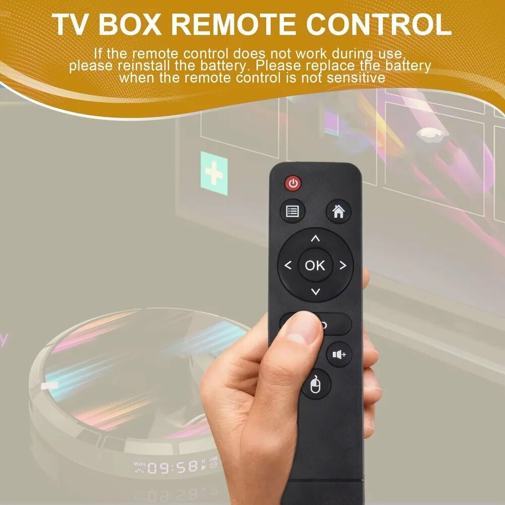 ( F E) Пульт дистанционного управления совместим с MAX 331/ Max X3 /MINI V8/ H616 Smart TV Box Android 10/9.0 4K Media Player Контроллер верхней приставки