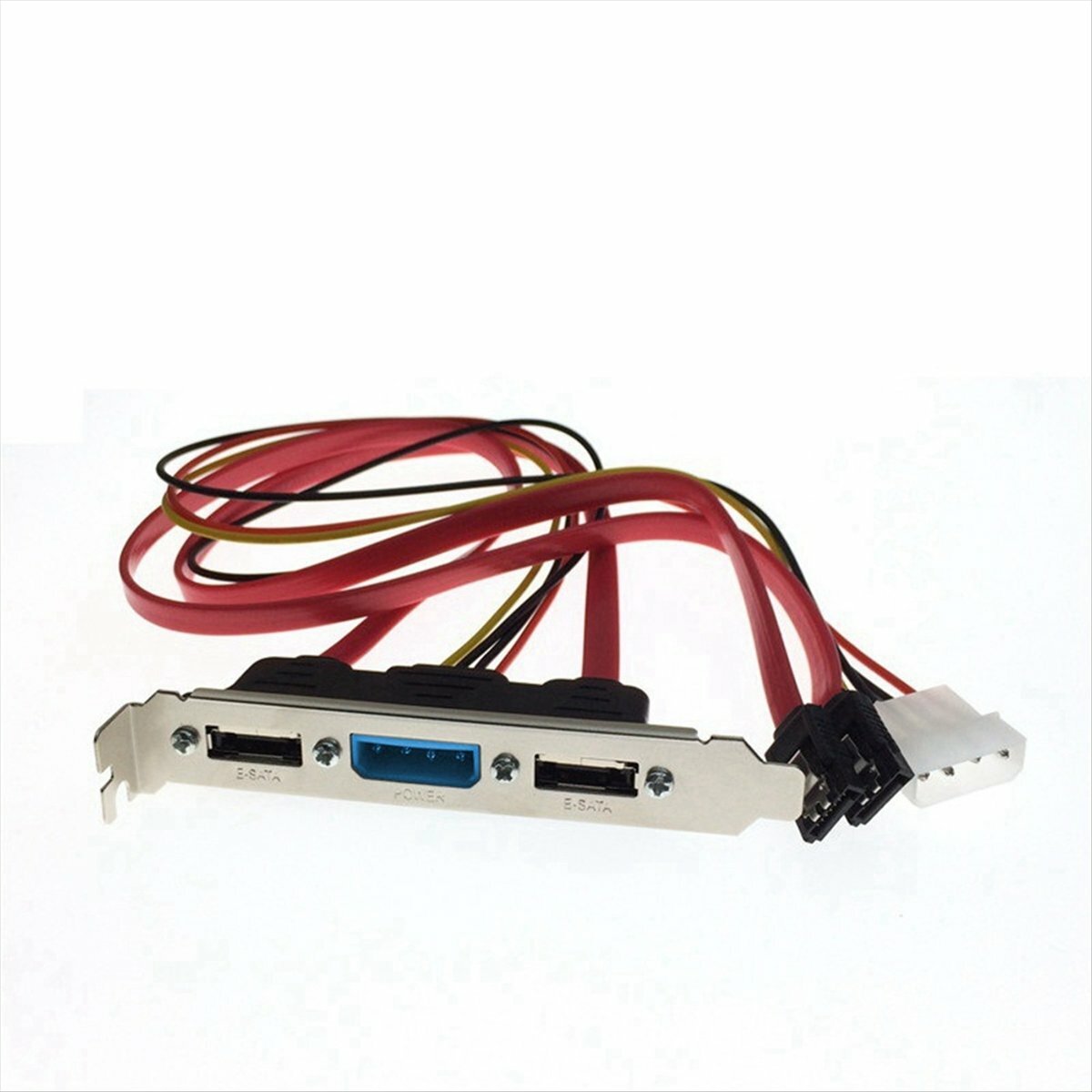 ПК DIY SATA к ESATA и 4Pin IDE Молекс Сила PCI Кронштейн Слот-кабель Полноразмерный профиль для внешнего жесткого диска