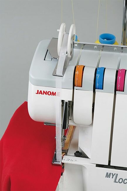 Janome Лапка с направляющим барабаном для пришивания ленты, тесьмы / 200-204-208, 202-033-004