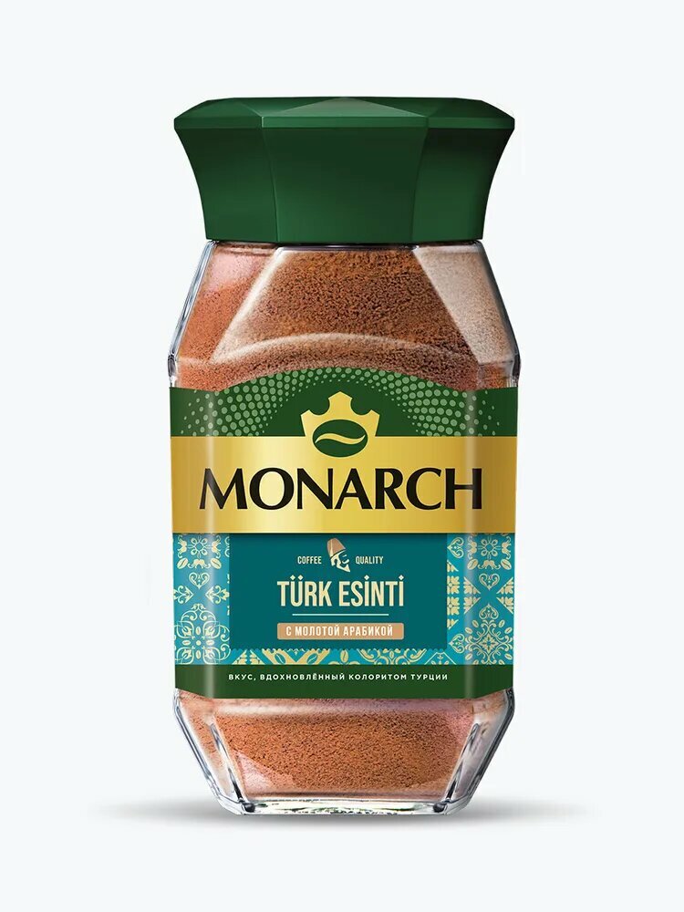 Кофе растворимый Monarch Турецкий Бриз с молотой арабикой, 90 г
