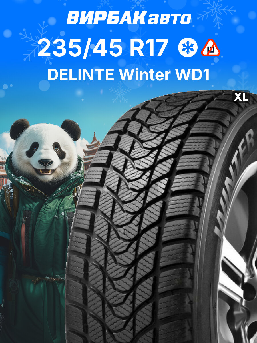 Зимние шины DELINTE Winter WD1 235/45 R17 97T XL, зимняя автомобильная резина