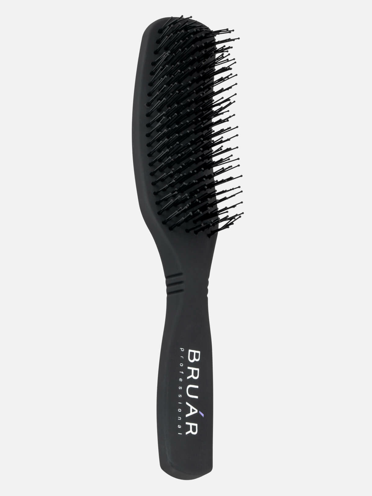 Расческа массажная с двухуровневыми нейлоновыми зубчиками BRUAR SOFT DETANGLE