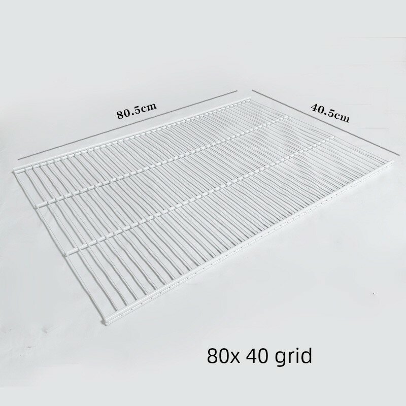 Металлическая сетчатая полка 80,5x40,5 см для ванной, 1 шт.