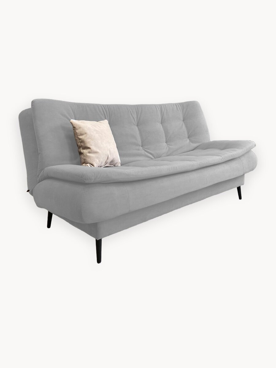 Диван-книжка Сити-Л (180), светло-серый