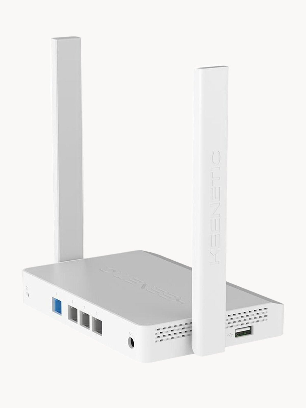 Маршрутизатор беспроводной Keenetic Extra белый, двухдиапазонный 2.4 ГГц/5 ГГц, внешние, несъемные 2 ант.