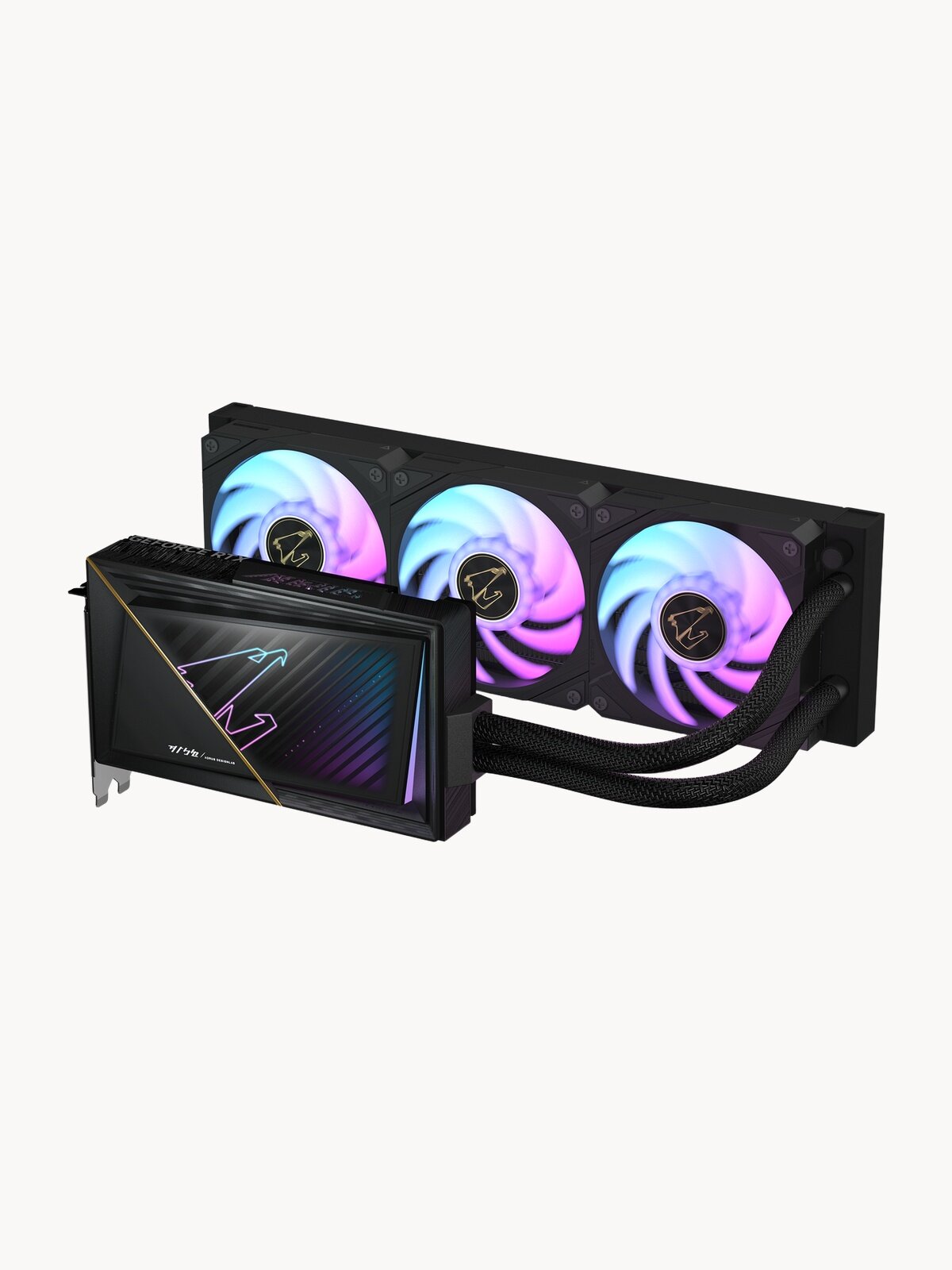 Видеокарта Gigabyte GeForce RTX 5080 16 ГБ (RTX5080 XTREME WATERFORCE 16GB), RTL