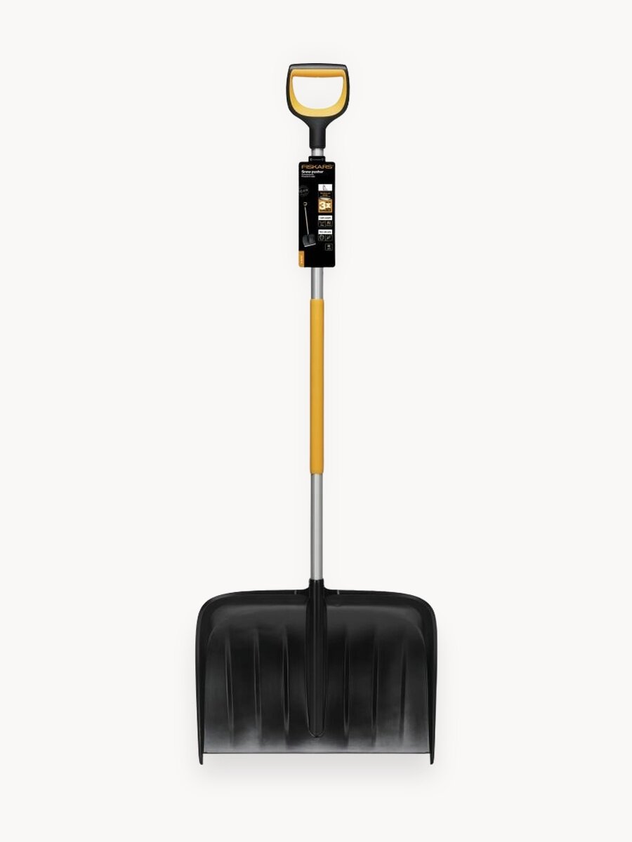 Лопата для уборки снега FISKARS X-series 1057178 скрепер, алюминий, длина 154 см