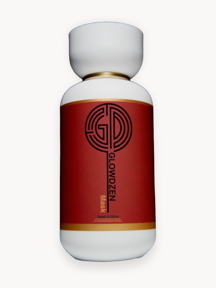 Маска для волос GLOWDZEN - интенсивное восстановление и питание, для поврежденных и ослабленных волос, профессиональный уход, 250 мл.