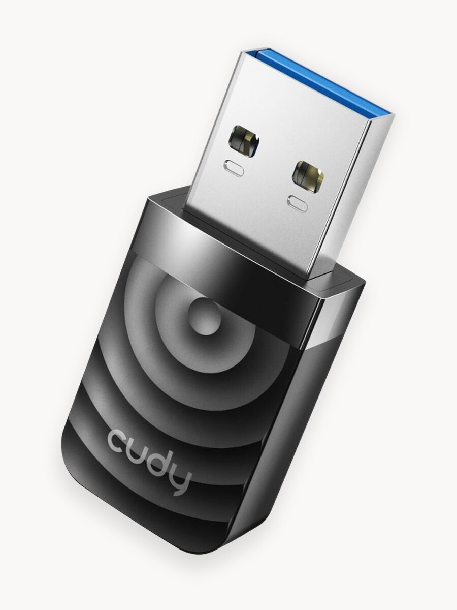 Адаптер беспроводной связи Cudy WU1300S, Wi-Fi, USB 3.0, 2 антенны