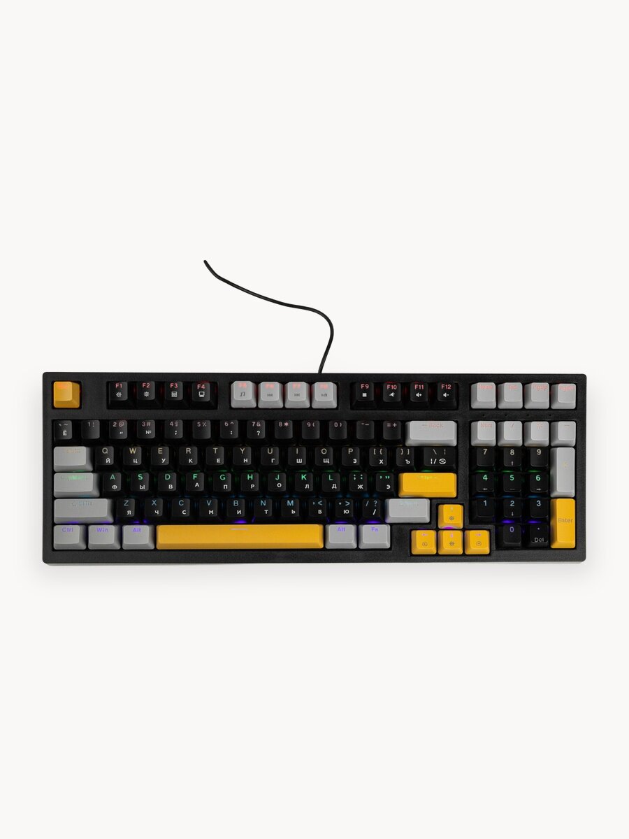Игровая механическая клавиатура с RGB-подсветкой, 97 клавиш, anti-ghosting, USB