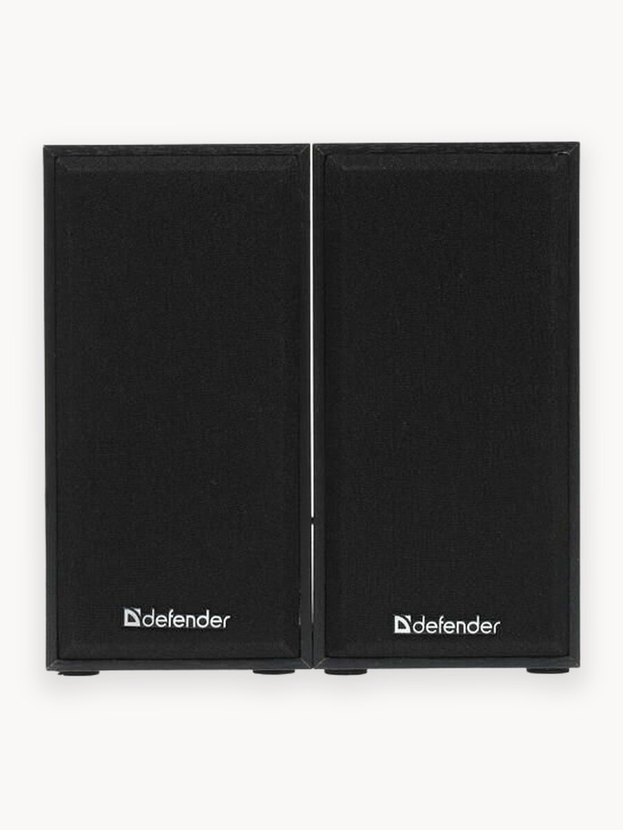 Колонки Defender SPK 240 Black компьютерная акустика стерео, суммарная мощность 6 Вт, материал корпуса колонок: MDF, питание от USB 65224