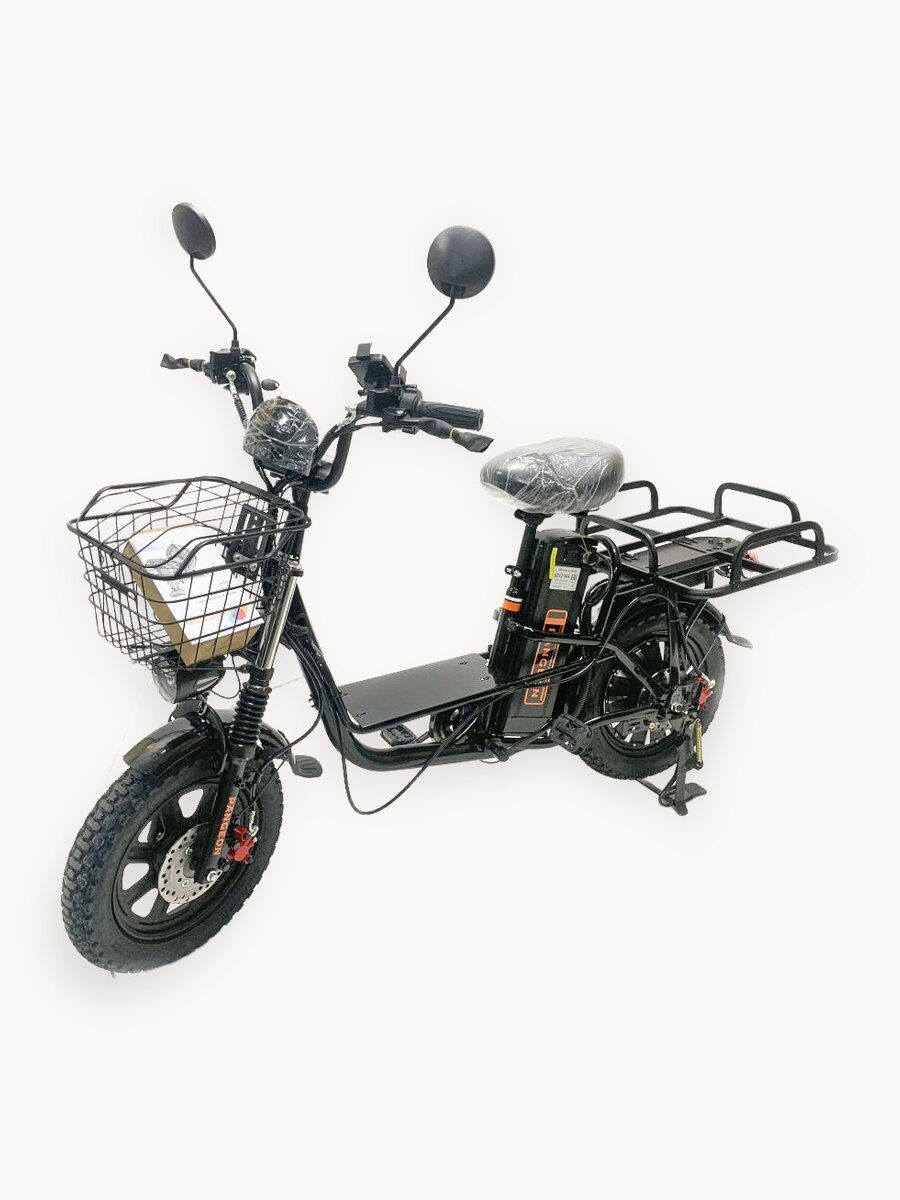 Электровелосипед PANGEON Monster PRO 2025 (60В 21Ач, гидравлика) курьерский багажник