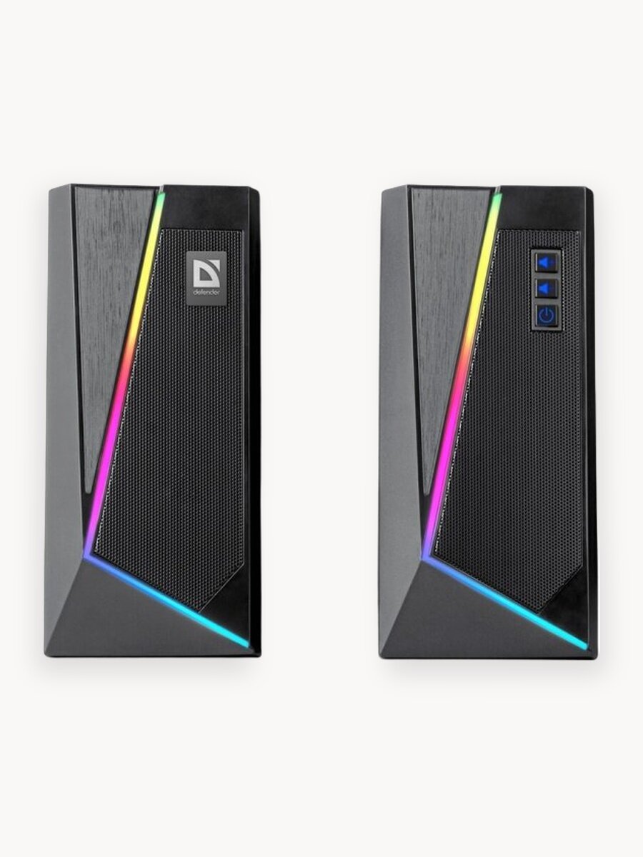 Колонки 2.0 Defender Solar 3 черный